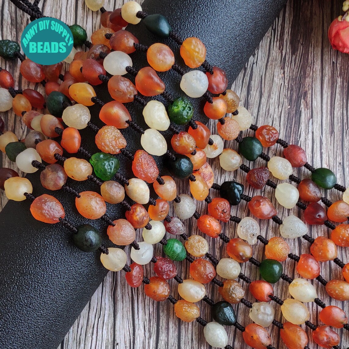 Gobi Desert Agate Beads Necklacenatural Stone Beads | Etsy