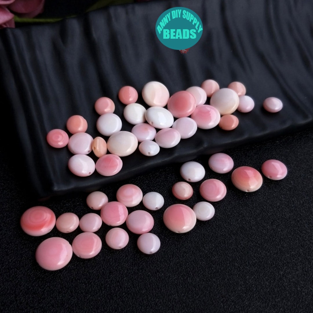 Pink Queen Conch Shell Beads,pink Shell Coin Beads,natural Beads Supply ...
