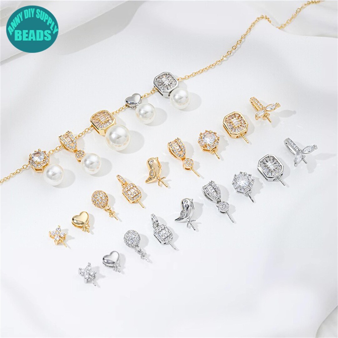 14k Gold Plated Bails,jewelry Bails,pendant Holder,gold Bails,gold ...