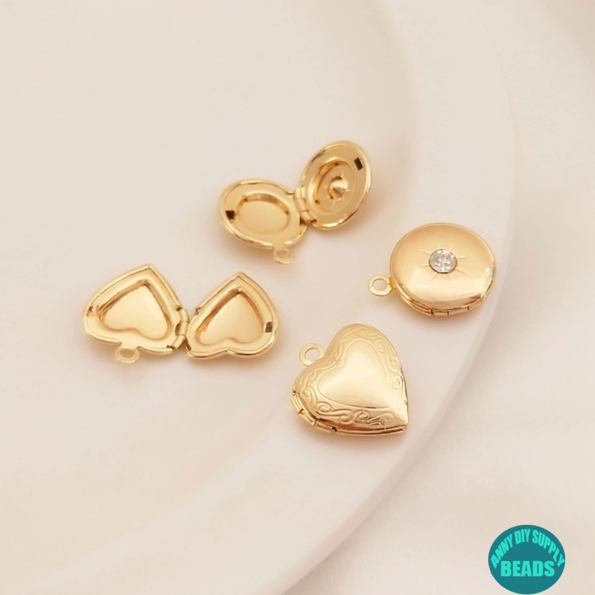 1/2/4/10/20PCS 14K Real Gold Plated Photo Lockets Locket - Etsy