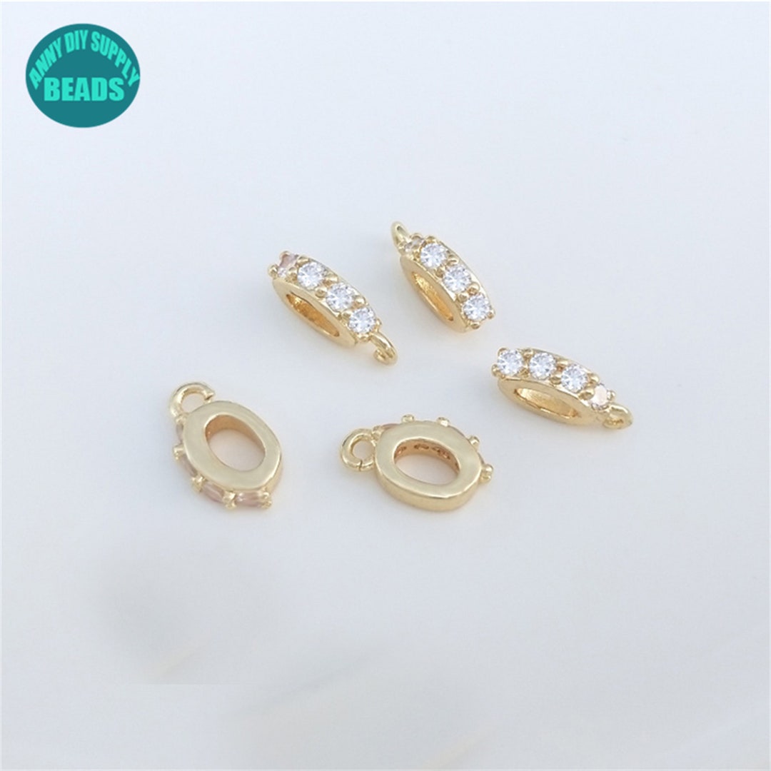 14k Real Gold Plated Pinch Bails,necklace Pendant Holder,bails for ...