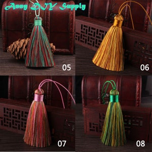 Colorful Silk Rayon Tassel,thick Tassel,7.5cm Silk Tassel,bracelet ...