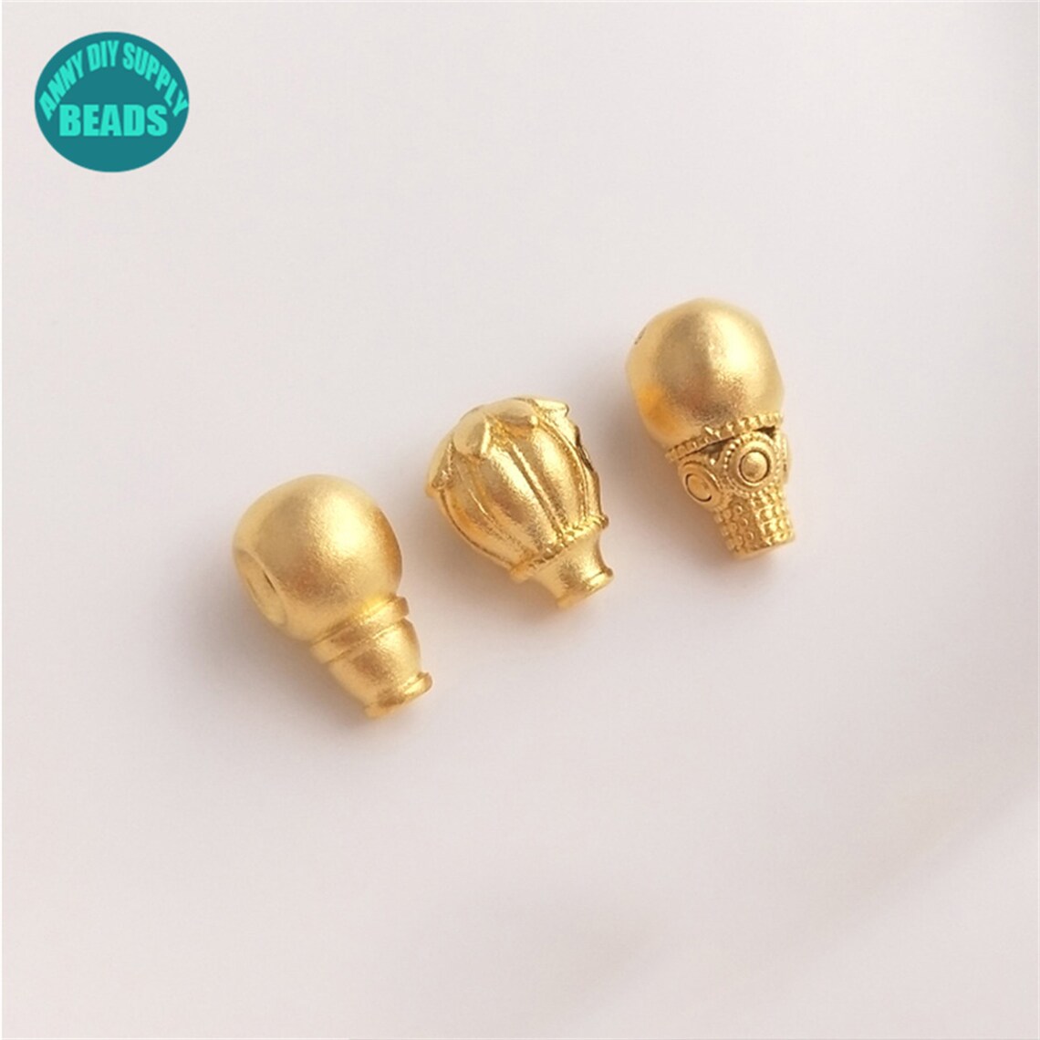 18k Gold Plated Brass Guru Beads,gold Guru Beads,prayer Beads,mala ...