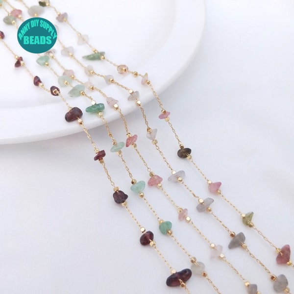 Gemstone Chain - Etsy