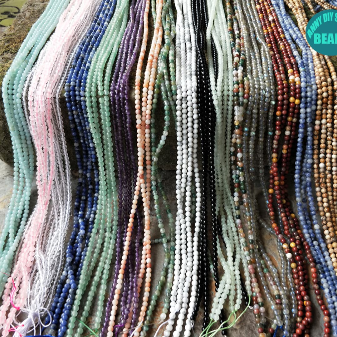 3mm Small Size Round Gemstone Beads,jade Beads,sodalite Beads,quartz ...