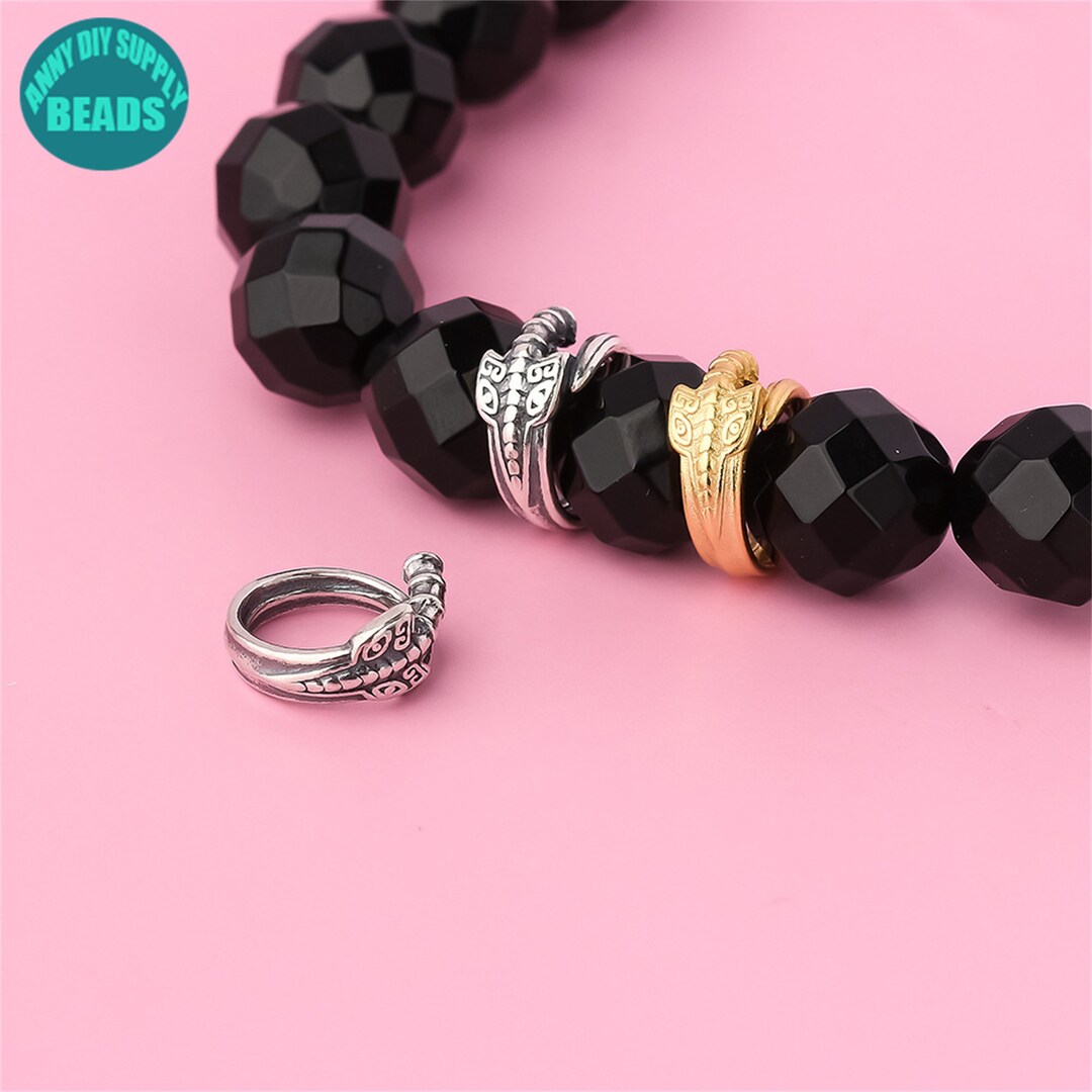 S925 Sterling Silver Circle Beads,sterling Silver Focal Beads,bead ...