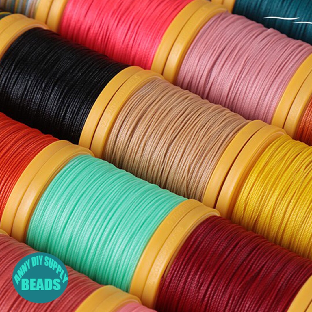 67 Colors 0.45mm Twisted Macrame Waxed Cord,water Proof Macrame Cord ...