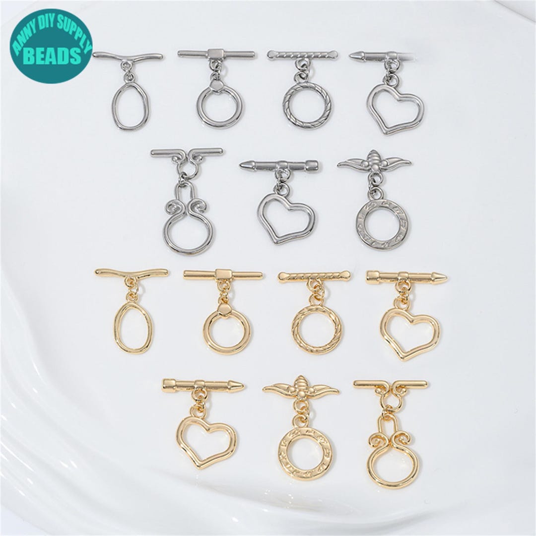 Stainless Steel Circle Toggle Clasp,necklace/bracelet Jewelry Making ...