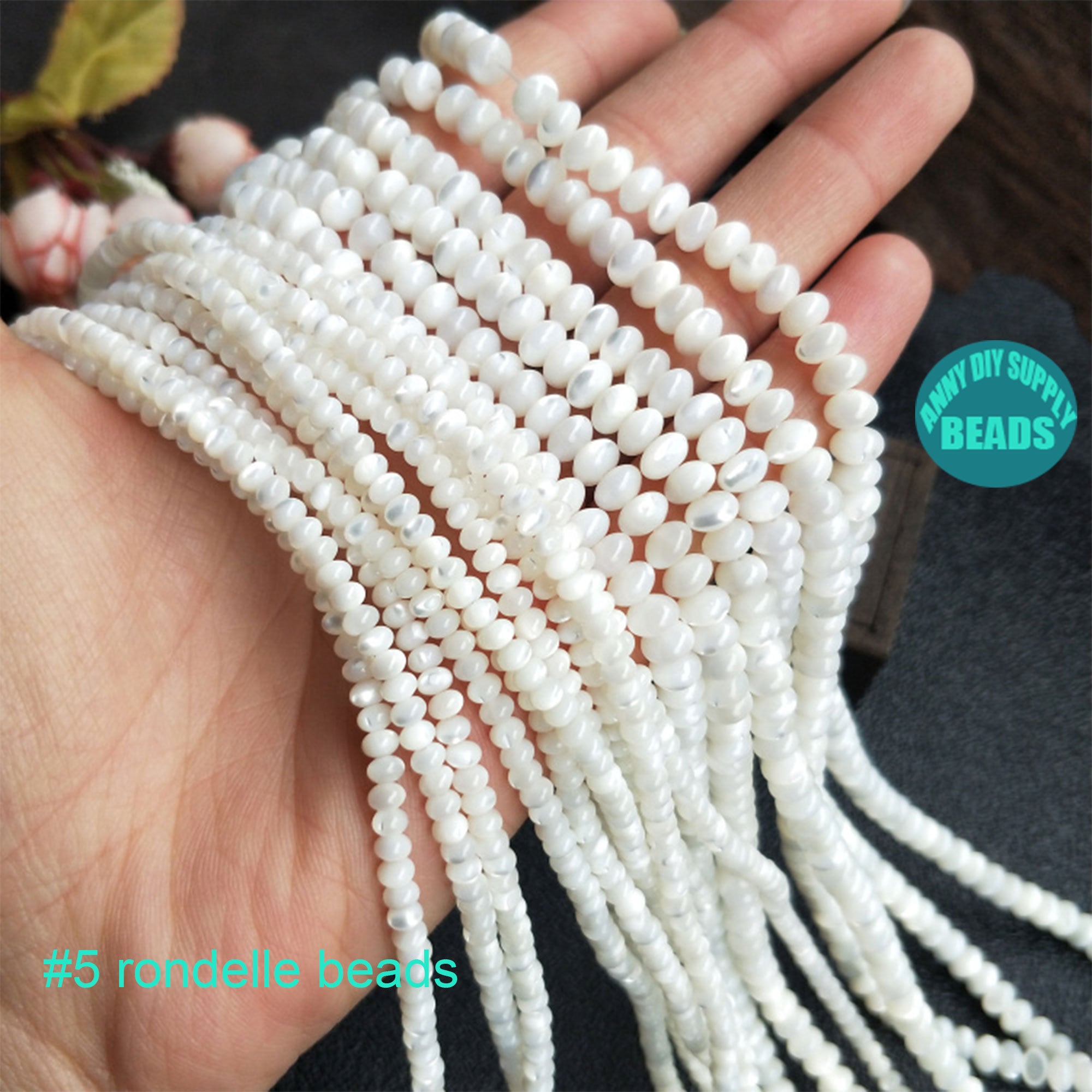 Full Strand Shell Beadsdrop Shape Beadswhite Shell | Etsy