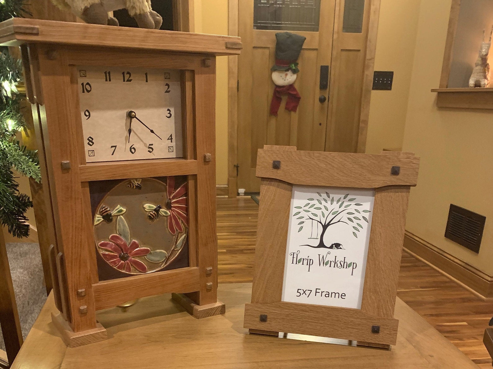 Craftsman Arts and Crafts 5x7 Picture Frame in Greene and | Etsy