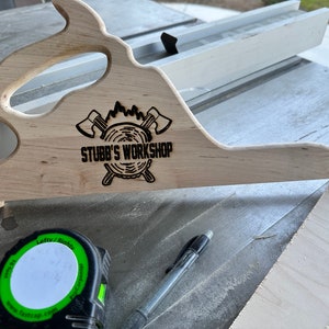 Personalized Table Saw Push Stick - Laser Engraved Gift for Woodworker ...
