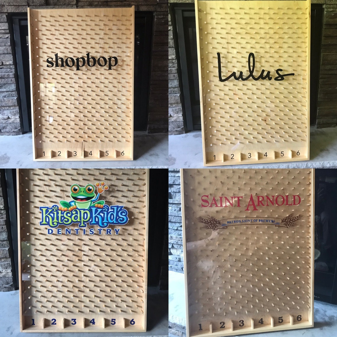 Large 36 x 24 custom logo Plinko game board promote your | Etsy