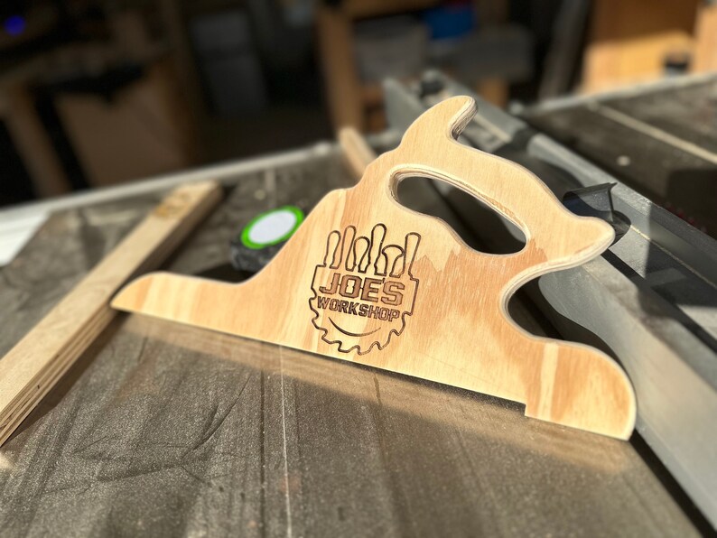 Personalized Table Saw Push Stick - Laser Engraved Gift for Woodworker ...