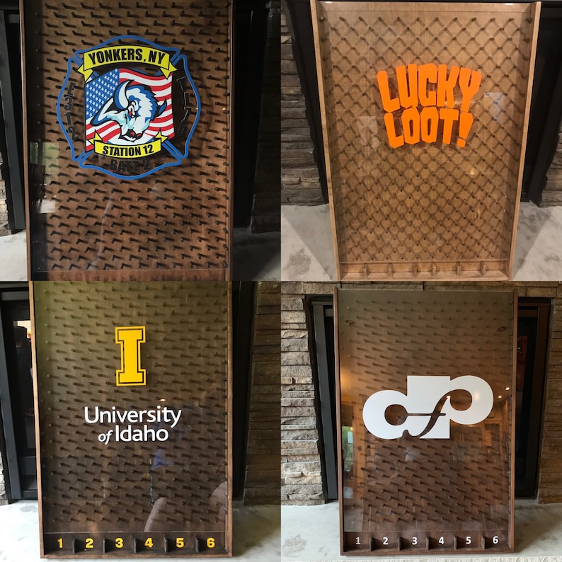 Large 36 x 24 custom logo Plinko game board promote your | Etsy