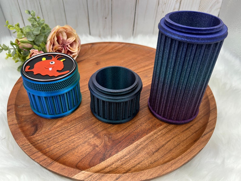 Storage Containers With Screw on Lid Small Medium and Large Size STL ...