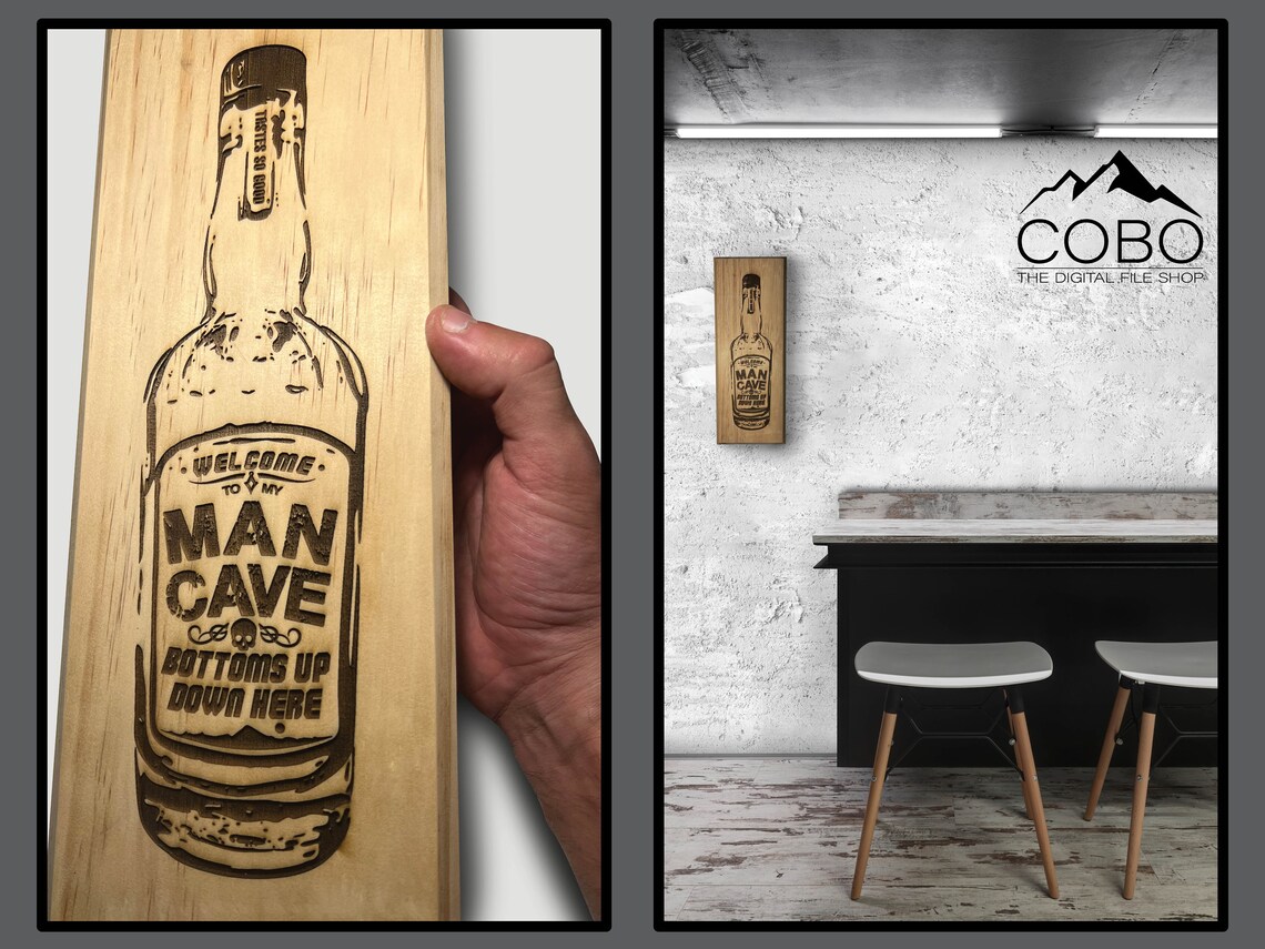 Man Cave SVG Bundle 6 Designs, Garage Svg Bundle, Father's Day Svg ...