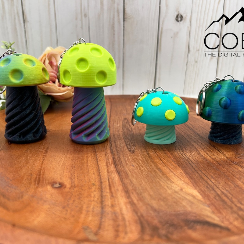 Keychain 3d Mushroom - Etsy