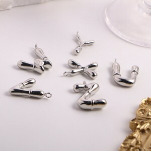 10-26pcs, Bamboo Alphabet Initial, Letter Bamboo Charms, English Letter ...