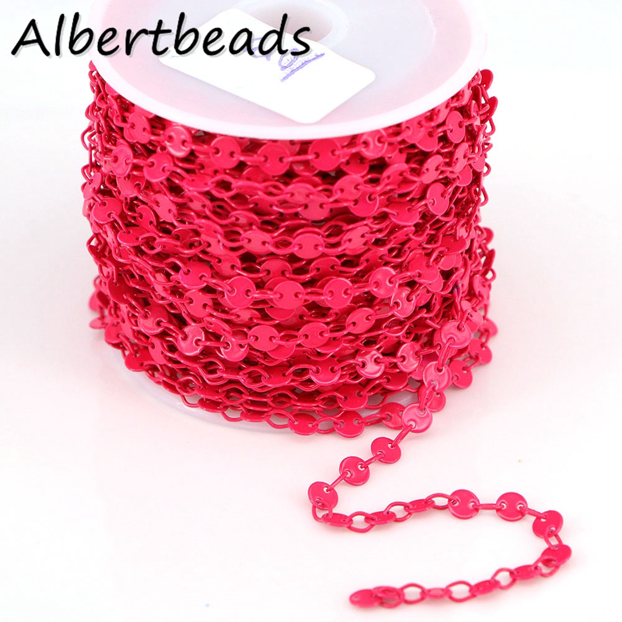 5 Meters Enamel Coffee Bean Beads Chains for DIY Jewelry - Etsy