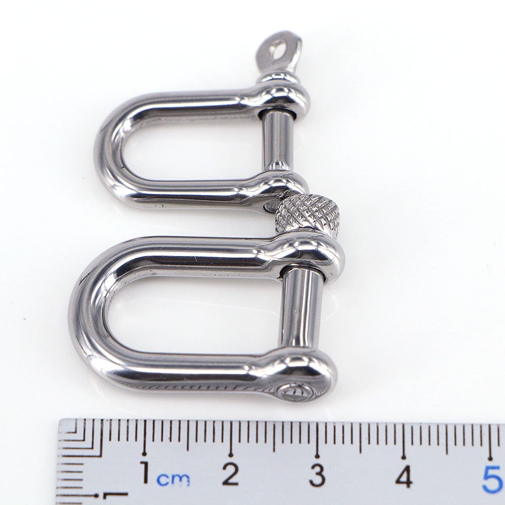 10PCS, Stainless Steel U Shackle Clasp End Closure Component, Large ...
