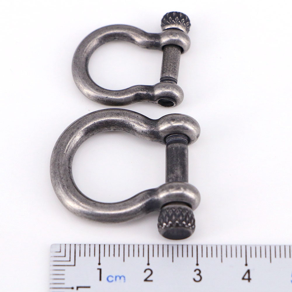 10PCS Stainless Steel U Shackle Clasp End Closure Component - Etsy