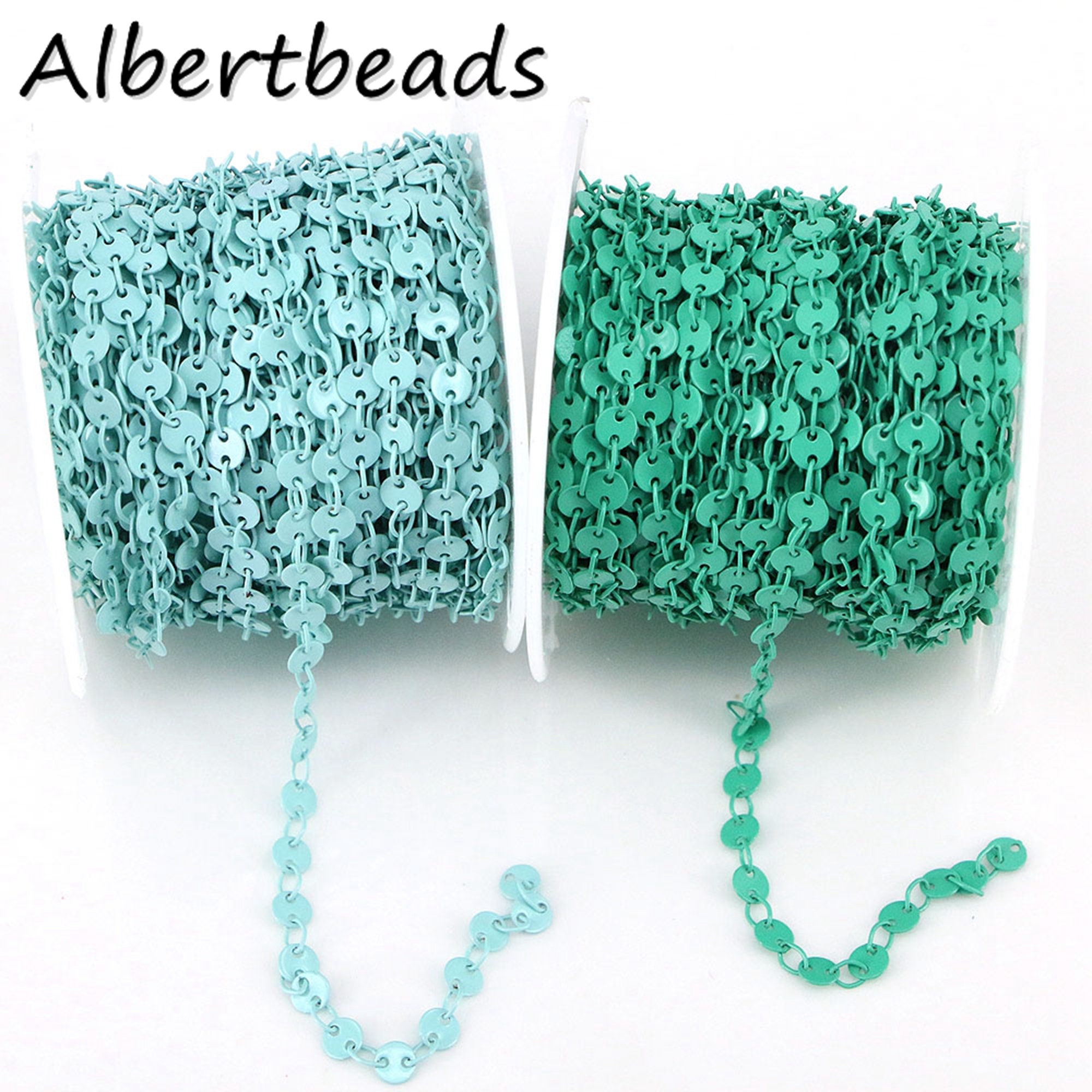 5 Meters Enamel Coffee Bean Beads Chains for DIY Jewelry - Etsy