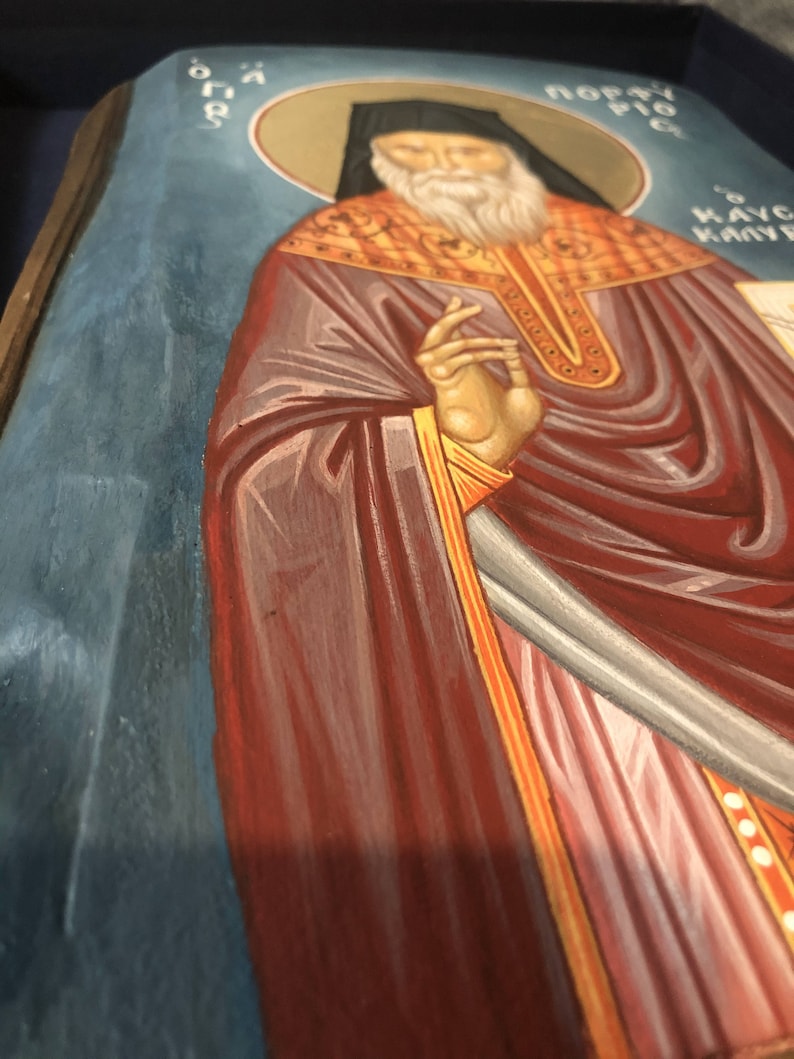 Saint Porphyrios (bairaktaris) of Kafsokalivia - Etsy