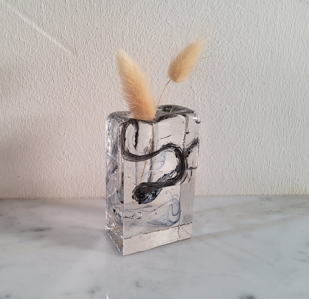 Solifleur Vase Block Vase Ice Cubes 1980s - Etsy