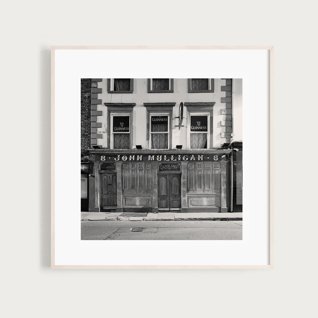 John Mulligan Pub Print | Dublin | Ireland Black and White Photography ...