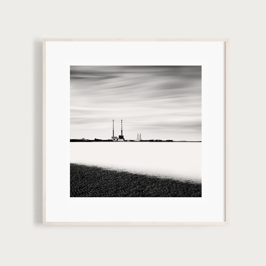 Poolbeg U2 Print | Fine Art Black and White Photography | Irish ...