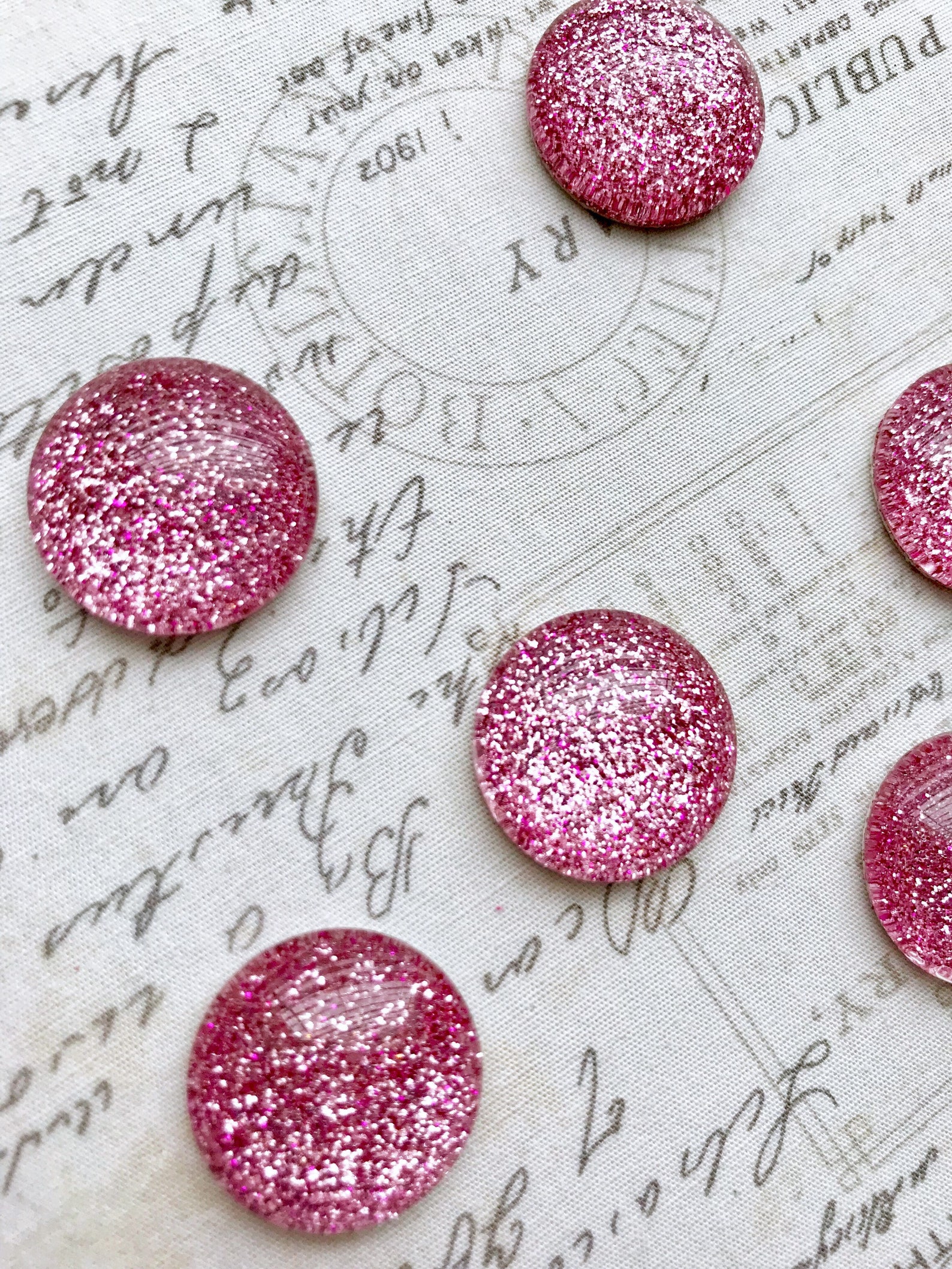 Pink Glitter Magnet or Pushpins Very Strong Magnets Pink - Etsy