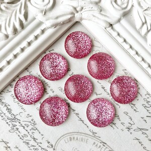 Pink Glitter Magnet or Pushpins, Very Strong Magnets, Pink Glitter ...