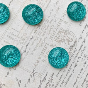 Blue Glitter Magnet Set, Pushpins, Magnets, Glitter Pushpins, Magnets ...