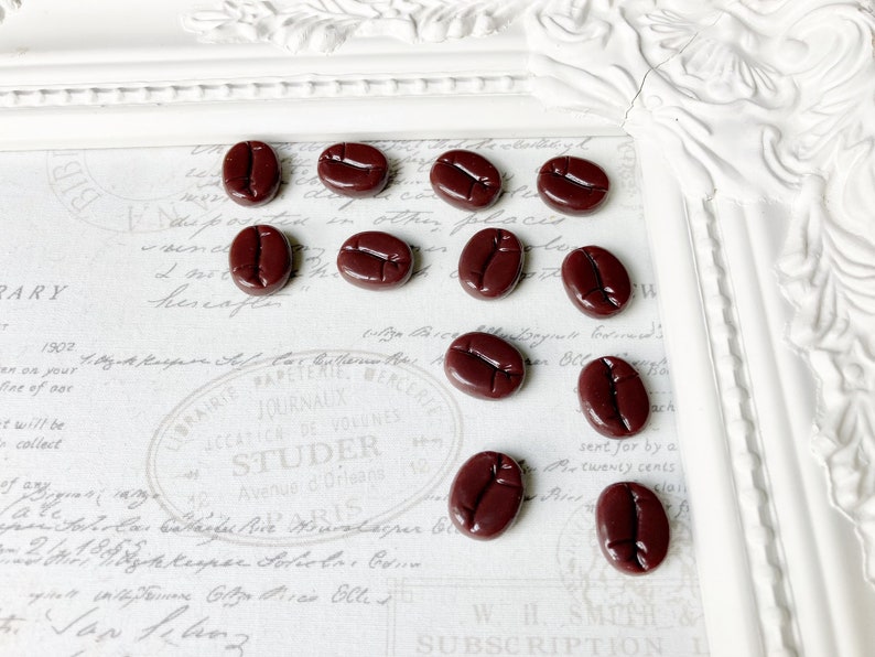 Coffee Bean Magnets or Pushpins Magnets Pushpins Coffee | Etsy