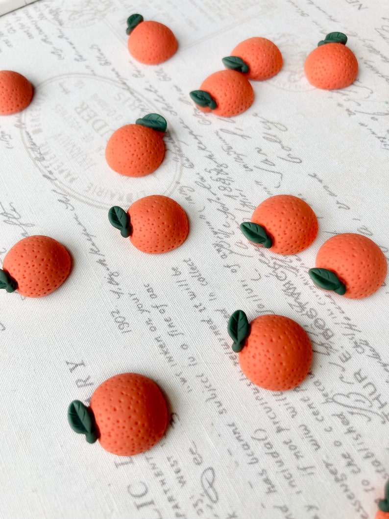 Orange Magnets or Pushpins Fruit Magnets Orange Pushpins - Etsy