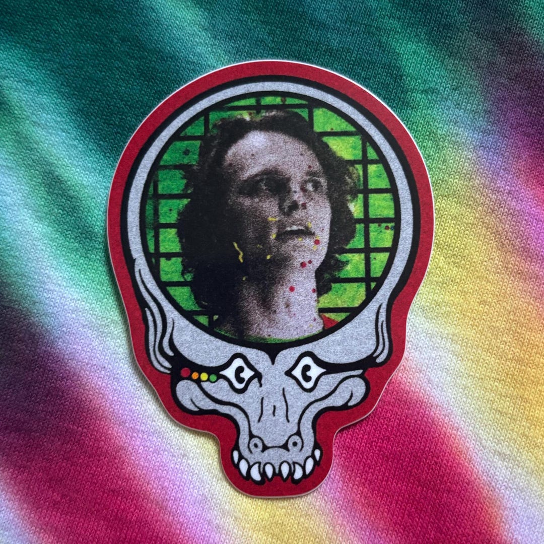 King Gizzard Stealie Sticker Grateful Dead Steal Your Face Stu Lizard ...