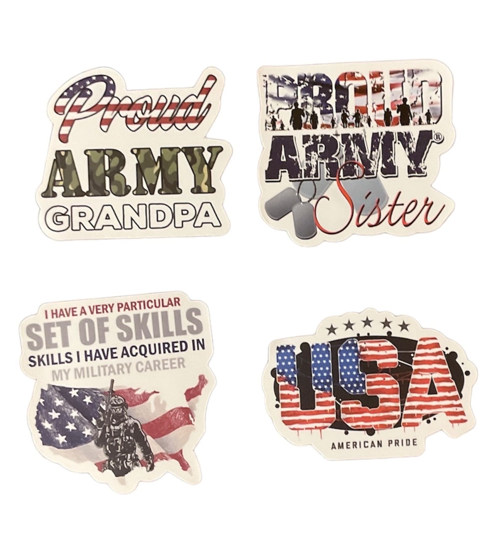 50 PCS US Army Sticker Pack, Military Stickers, Proud Army Mom ...