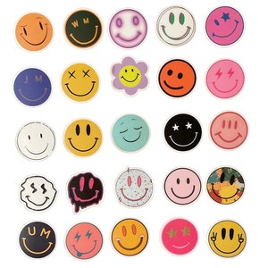 50 PCS Smiley Face Sticker Pack, Scrapbook Stickers, Smiley Face Lover ...