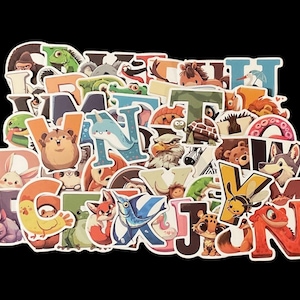 50 PCS Alphabet Lore Sticker Pack, Scrapbook Stickers, Gift for Teacher ...