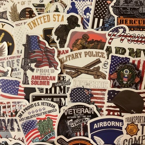 50 PCS US Army Sticker Pack, Military Stickers, Proud Army Mom ...