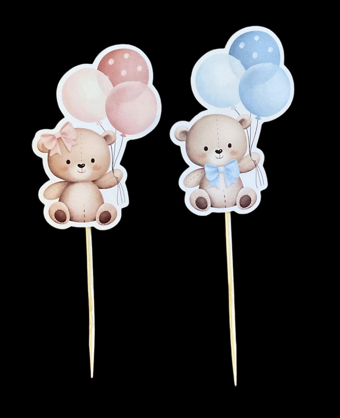 12 PCS Boy/girl Baby Cupcake Topper, It’s A Boy Decor, Baby Shower ...