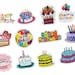 50 PCS Birthday Sticker Pack, Happy Birthday Stickers, Waterbottle ...