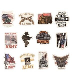 50 PCS US Army Sticker Pack, Military Stickers, Proud Army Mom ...