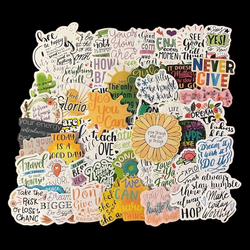 Quote Stickers - Etsy