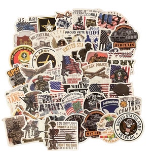 50 PCS US Army Sticker Pack, Military Stickers, Proud Army Mom ...