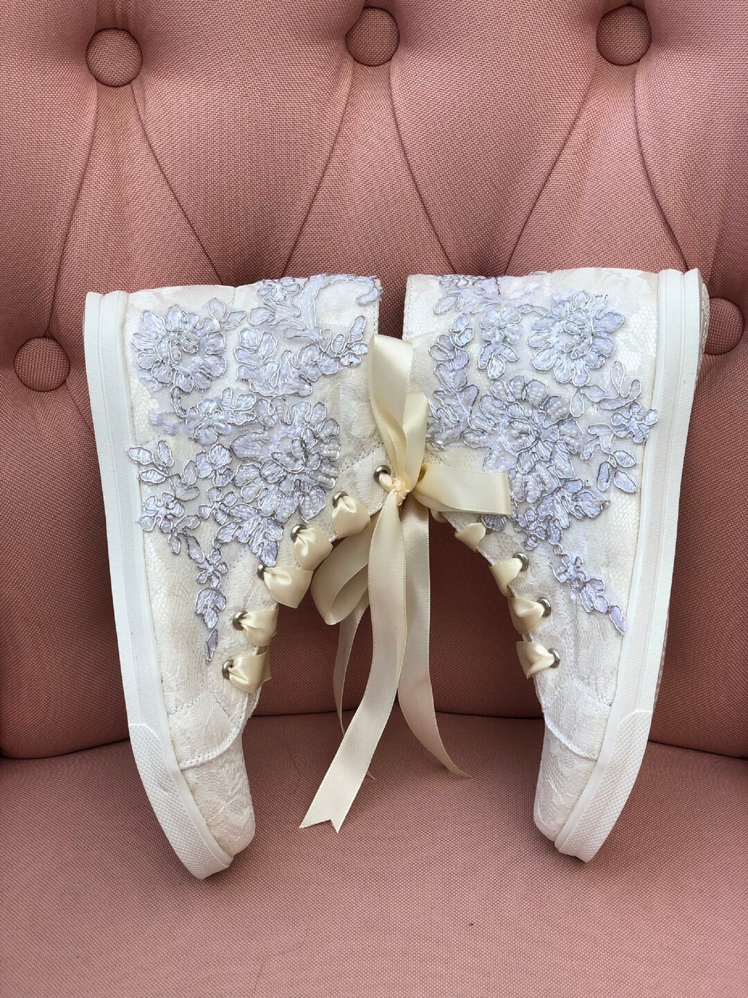 Chaussures de première communion pour filles, baskets de mariée pour ...