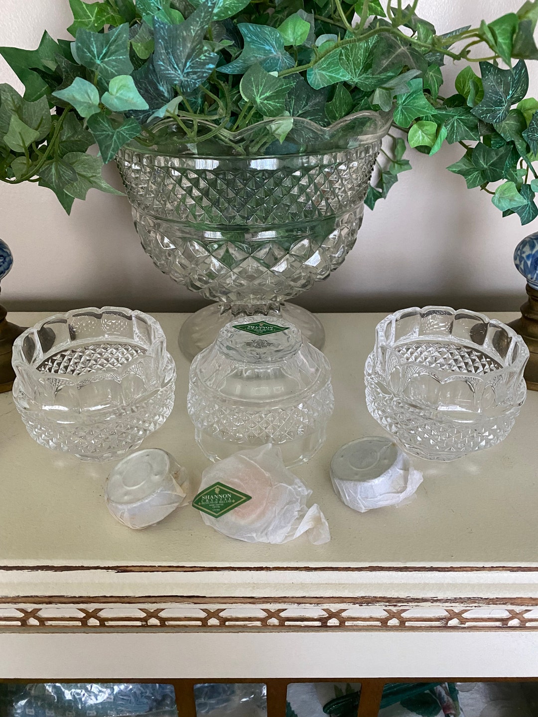 Set of 3 Shannon Crystal Votives - Etsy