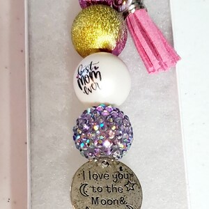 Best Mom Ever Keychain, Purse Tassel or Zipper Pull. Perfect Keychain ...