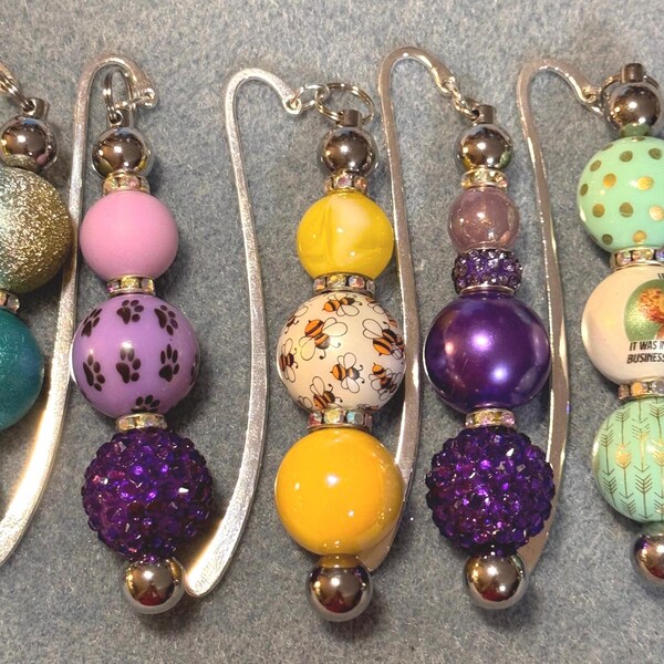 Beaded Book Marks - Etsy