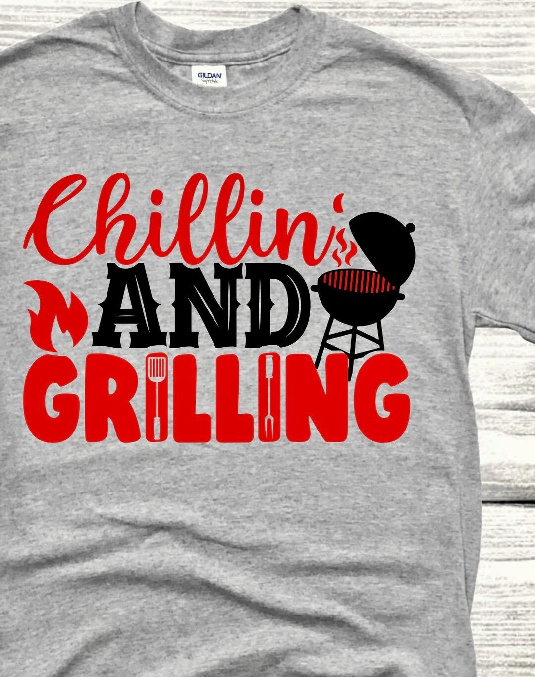 Chillin and Grillin Meat Smoking T Shirt - Etsy
